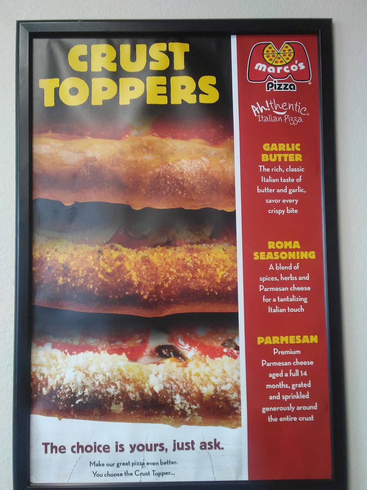 Menu at Marco's Pizza pizzeria, Huber Heights, Brandt Pike