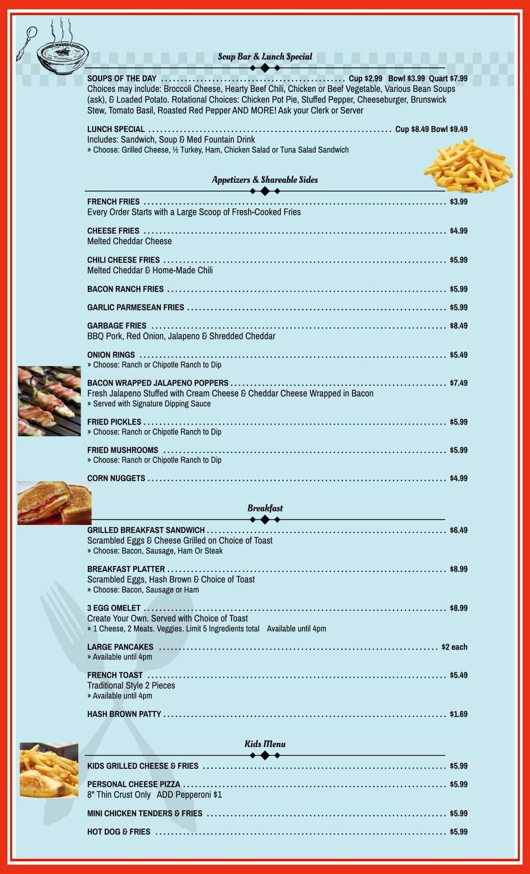 Menu at Market 27 pizzeria, Avon Park, US Hwy 27 N