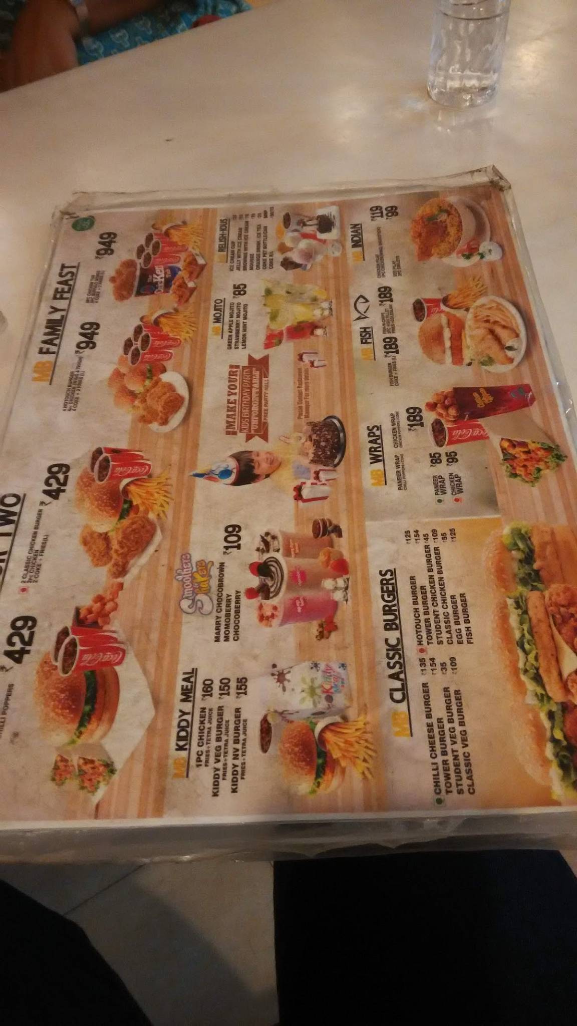 Menu at Marrybrown Restaurant, Guduvanchery, Shop No. G.S.T. Guduvancheri