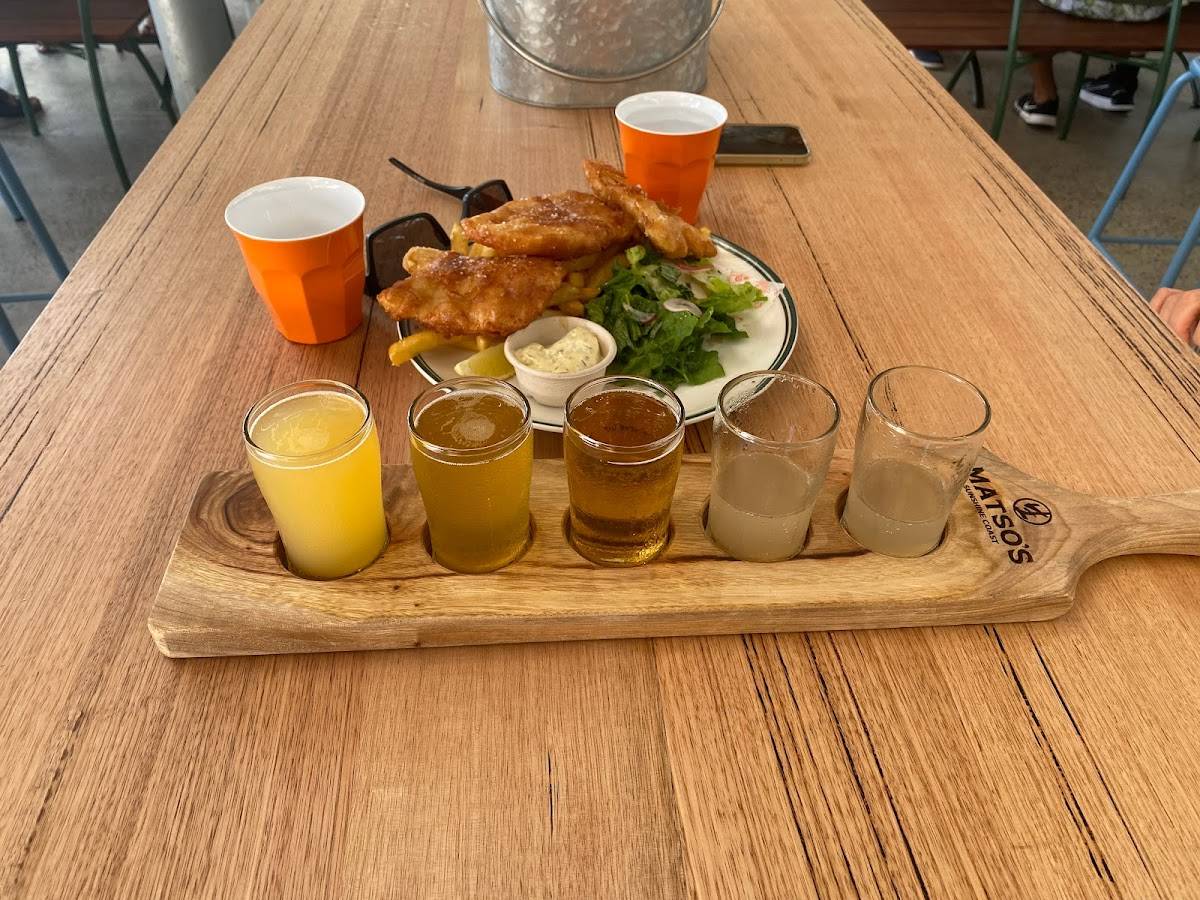 Menu at Matso's Sunshine Coast Brewery pub & bar, Eumundi