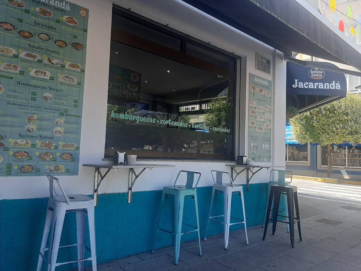 Carta de Jacarandá café raciones, Mellid