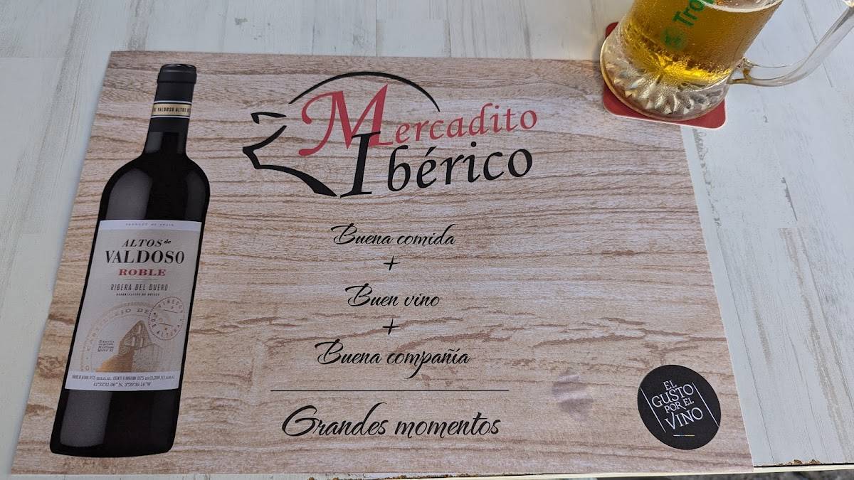 Menu at Mercadito Iberico pub & bar, Arguineguin, Calle Princesa Guayarmina