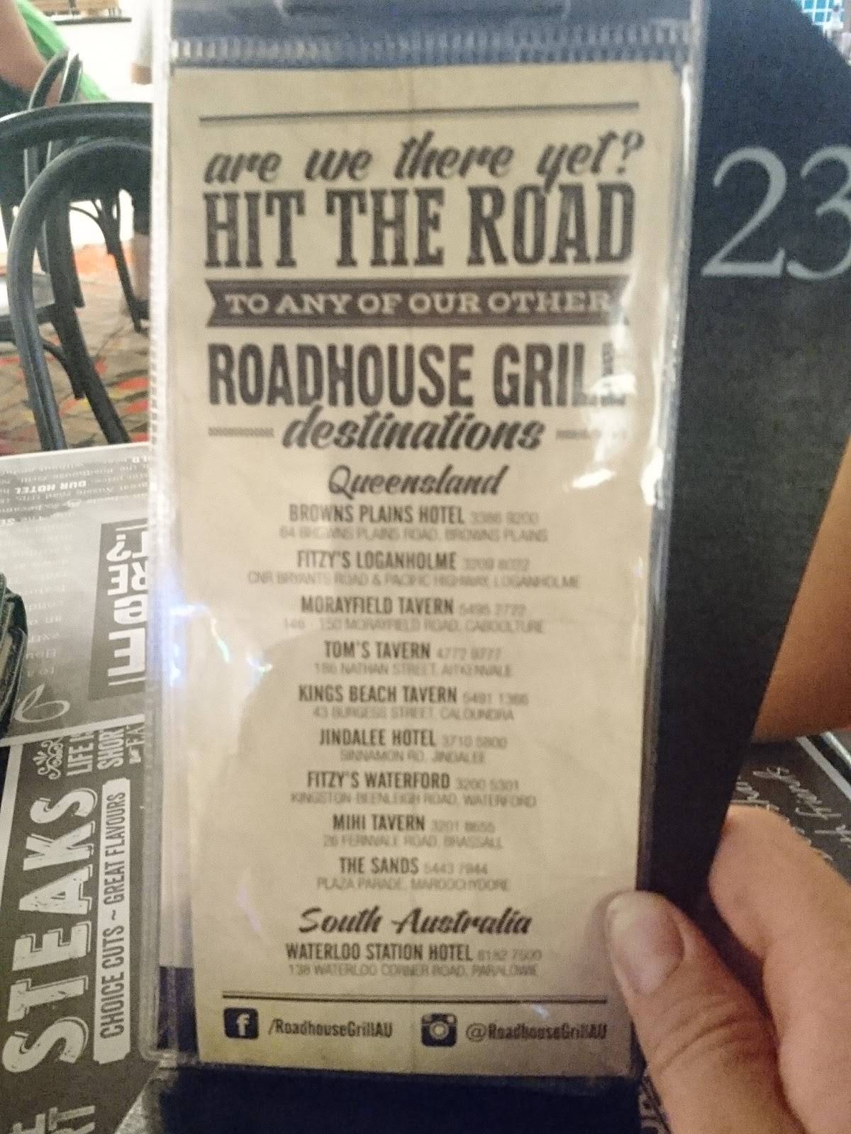 Menu at Mihi Tavern restaurant, Brassall