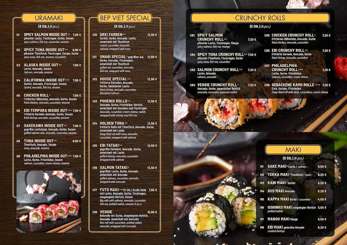 Speisekarte von Bep Viet restaurant, Mindelheim