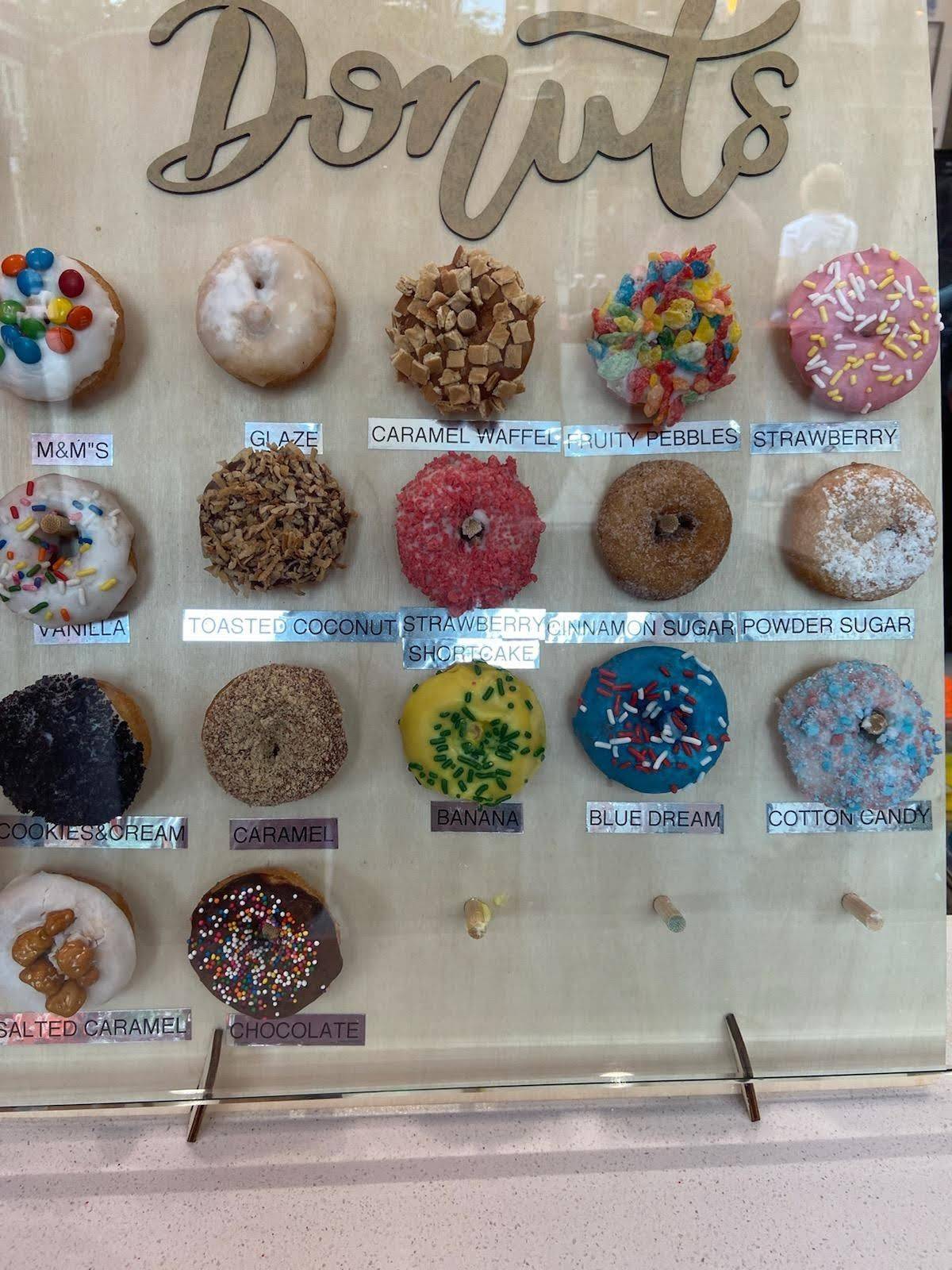 Menu at Mini Donut Factory, Chicago, N Broadway