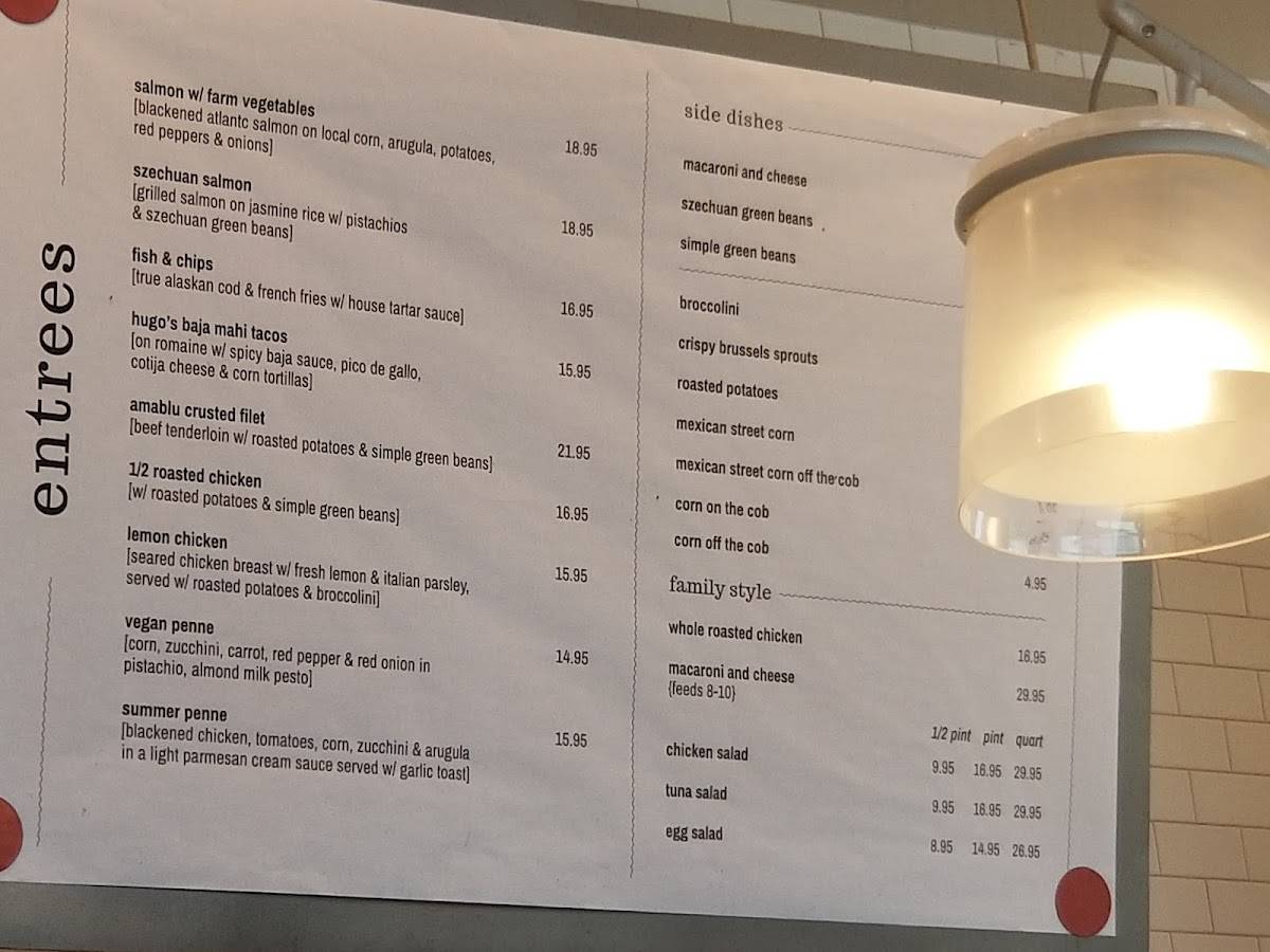 Menu at yum! Kitchen and Bakery, Minneapolis