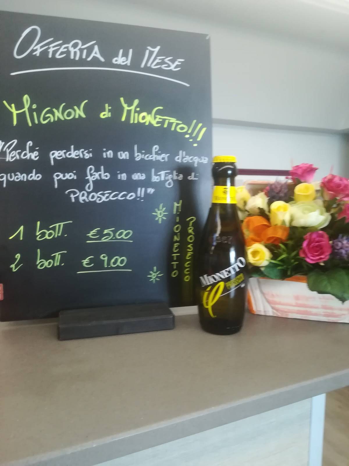 Menu at Miramare Wine Bar, Varazze