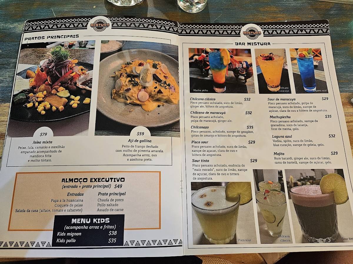 Menu em Mistura - Gastronomia Peruana restaurante, São Paulo