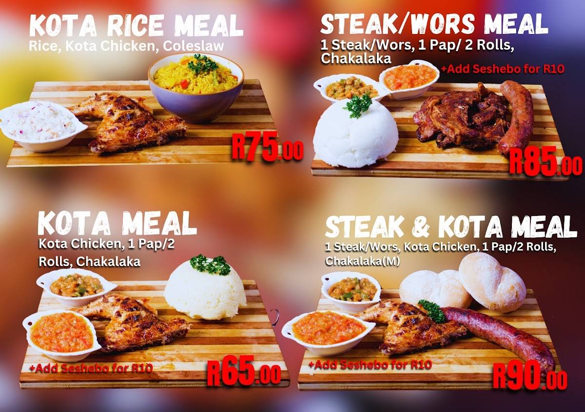 Menu at Monate City Lifestyle Village restaurant, Thohoyandou, R524 ...