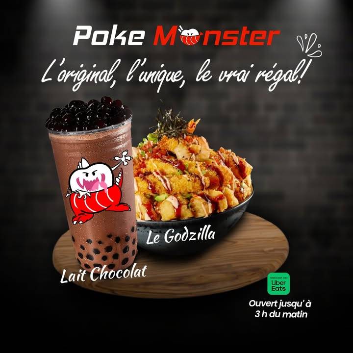 Menu au Poke Monster (Complexe Desjardins) restaurant, Montréal