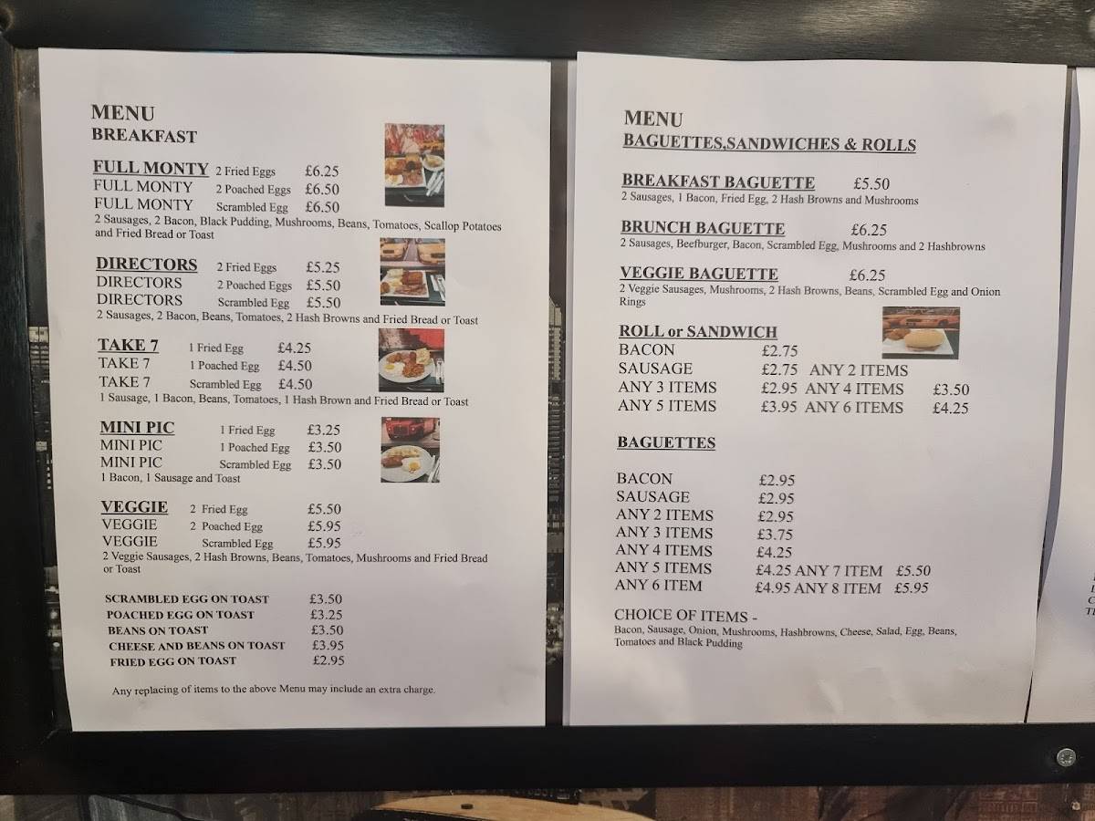 Menu at Moonies Munch Box cafe, Eastleigh