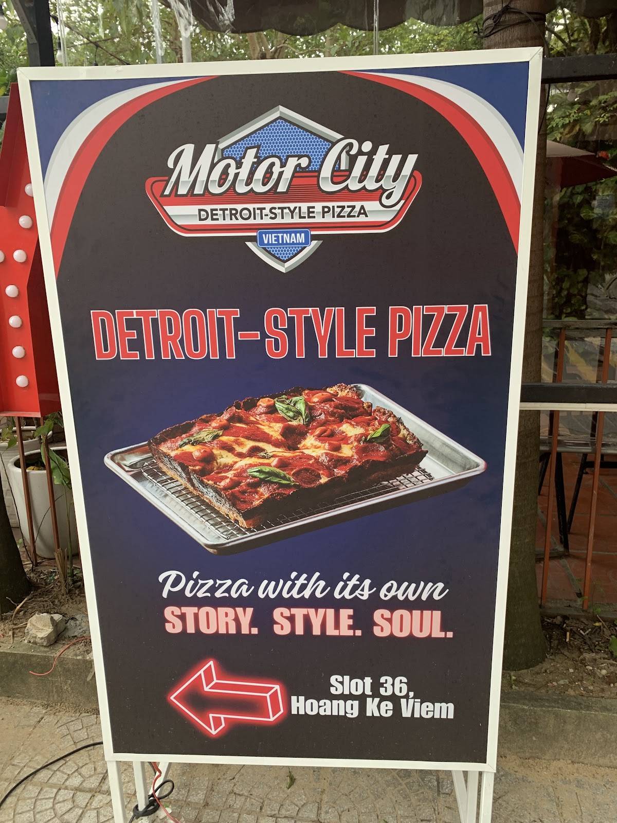 Menu at Motor City Detroit Style Pizza Da Nang restaurant, Da Nang