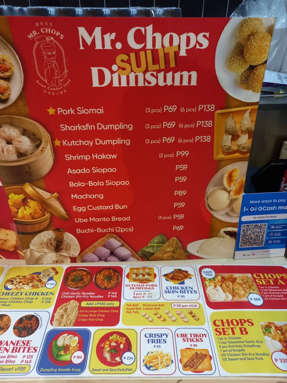 Menu at Mr. Chops - SM North EDSA restaurant, Quezon City
