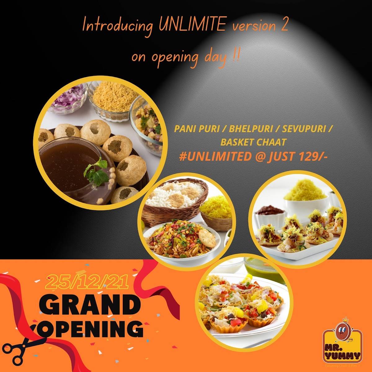 Menu at Mr Yummy, Ahmedabad