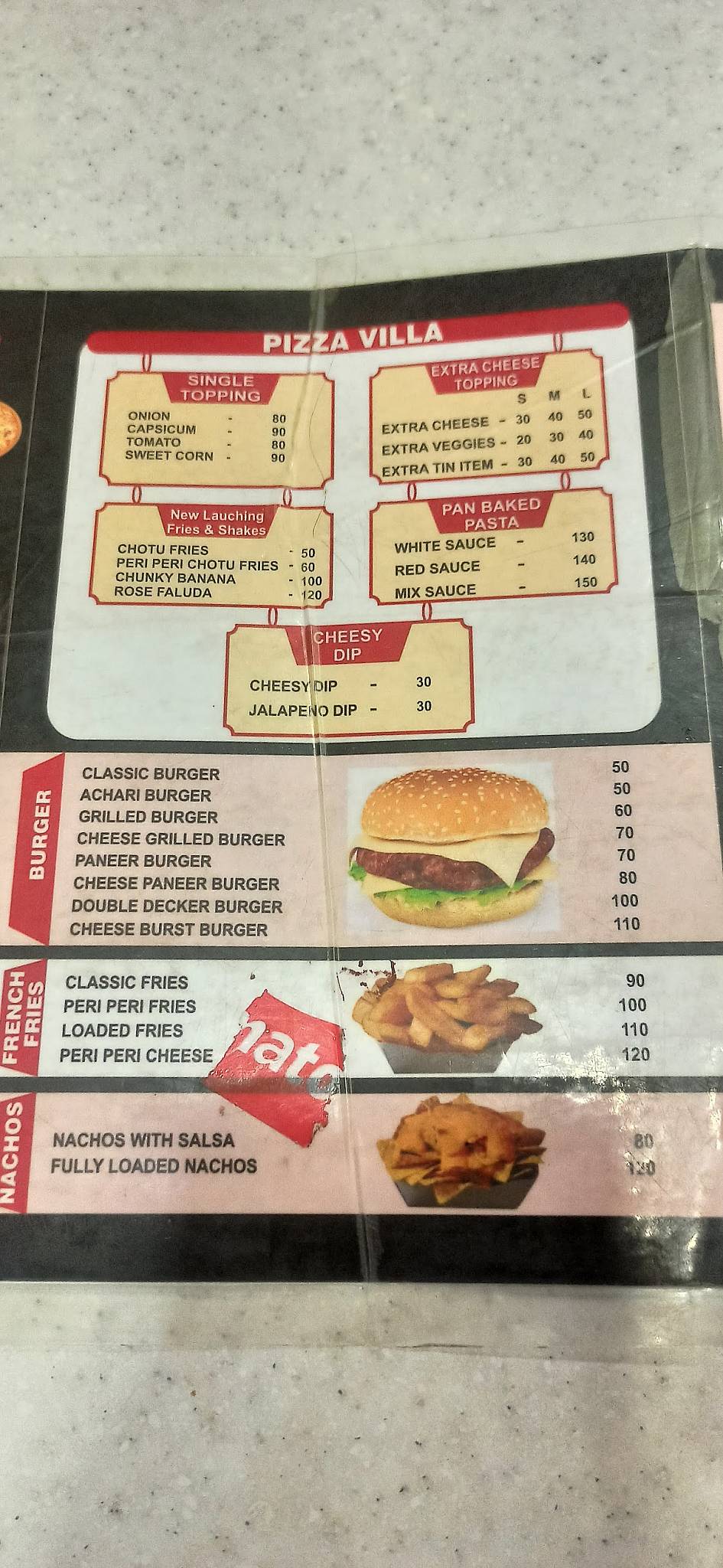 Menu at NYPD The Pizza Patrol, Faridabad