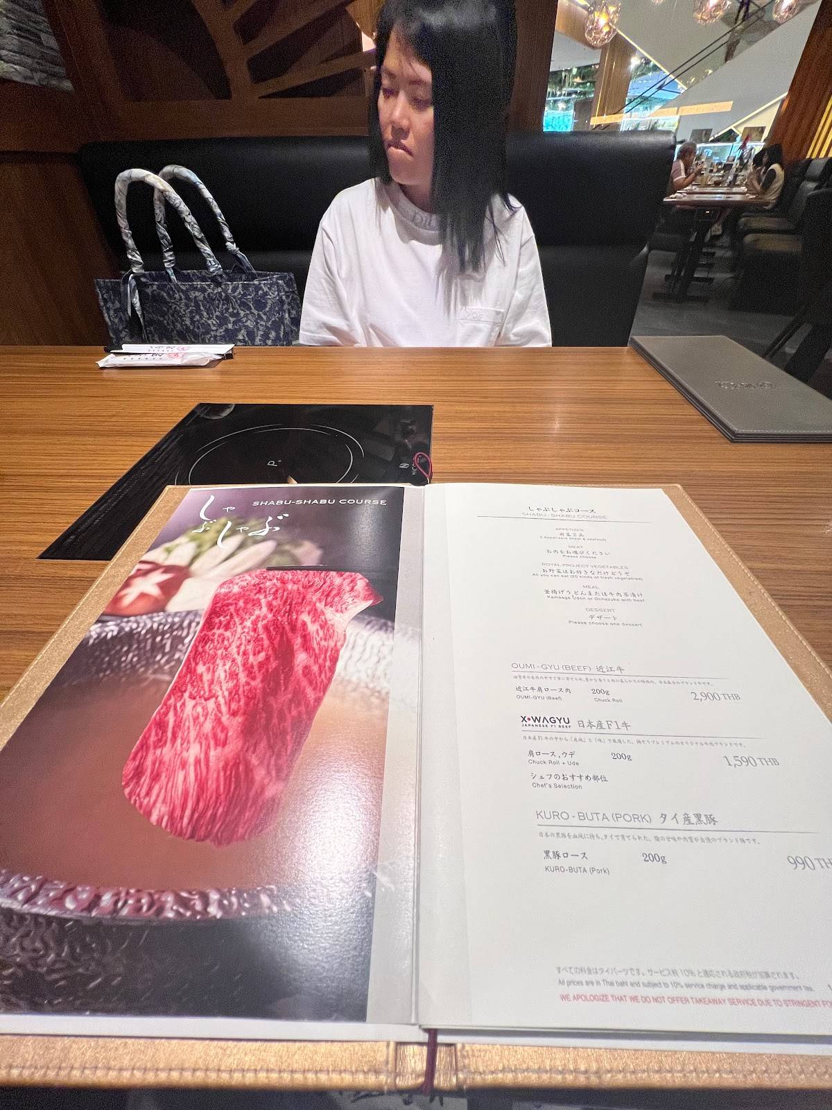 Menu at Nabezo Premium - Siam Paragon restaurant, Bangkok