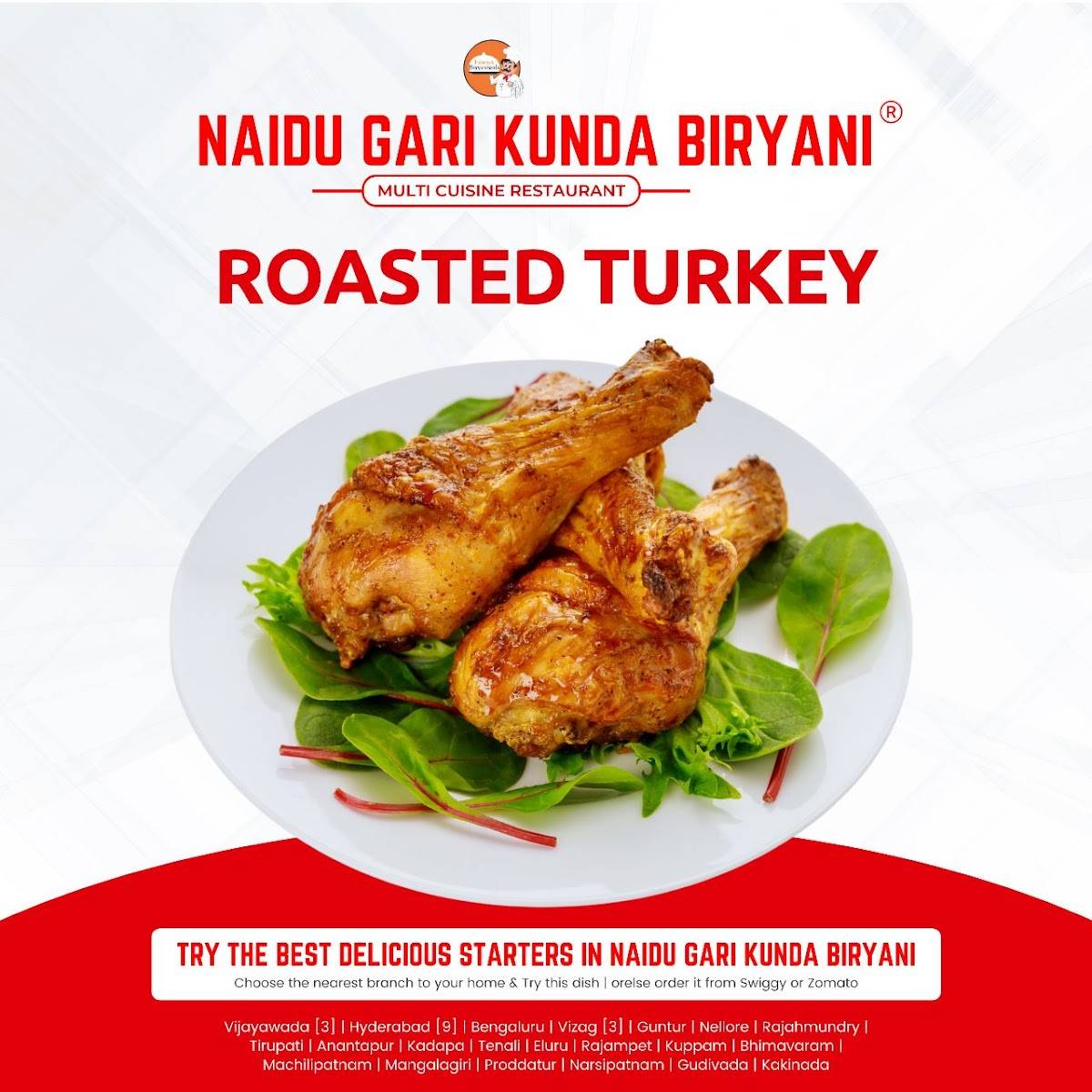 Menu at Naidu Gari Kunda Biryani - Rajahmundry, Rajahmundry