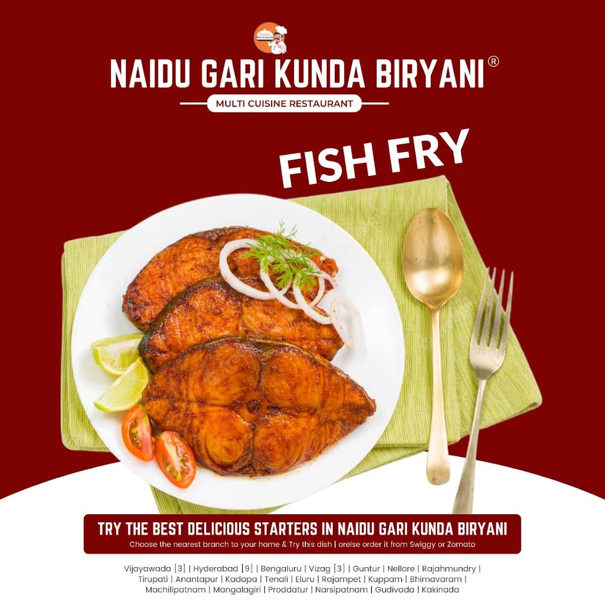 Menu at Naidu Gari Kunda Biryani - Rajahmundry, Rajahmundry