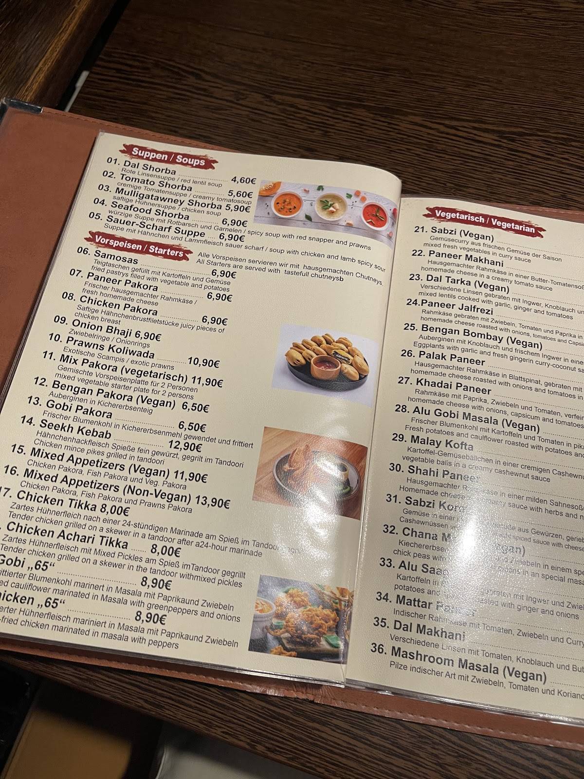 Menu at Namaste India Spezialitäten Restaurant, Ahlen