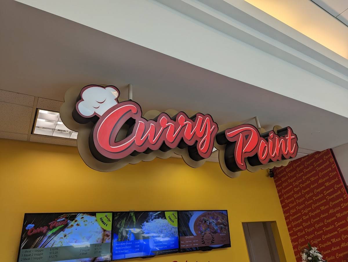 Menu at Curry Point restaurant, Nanaimo
