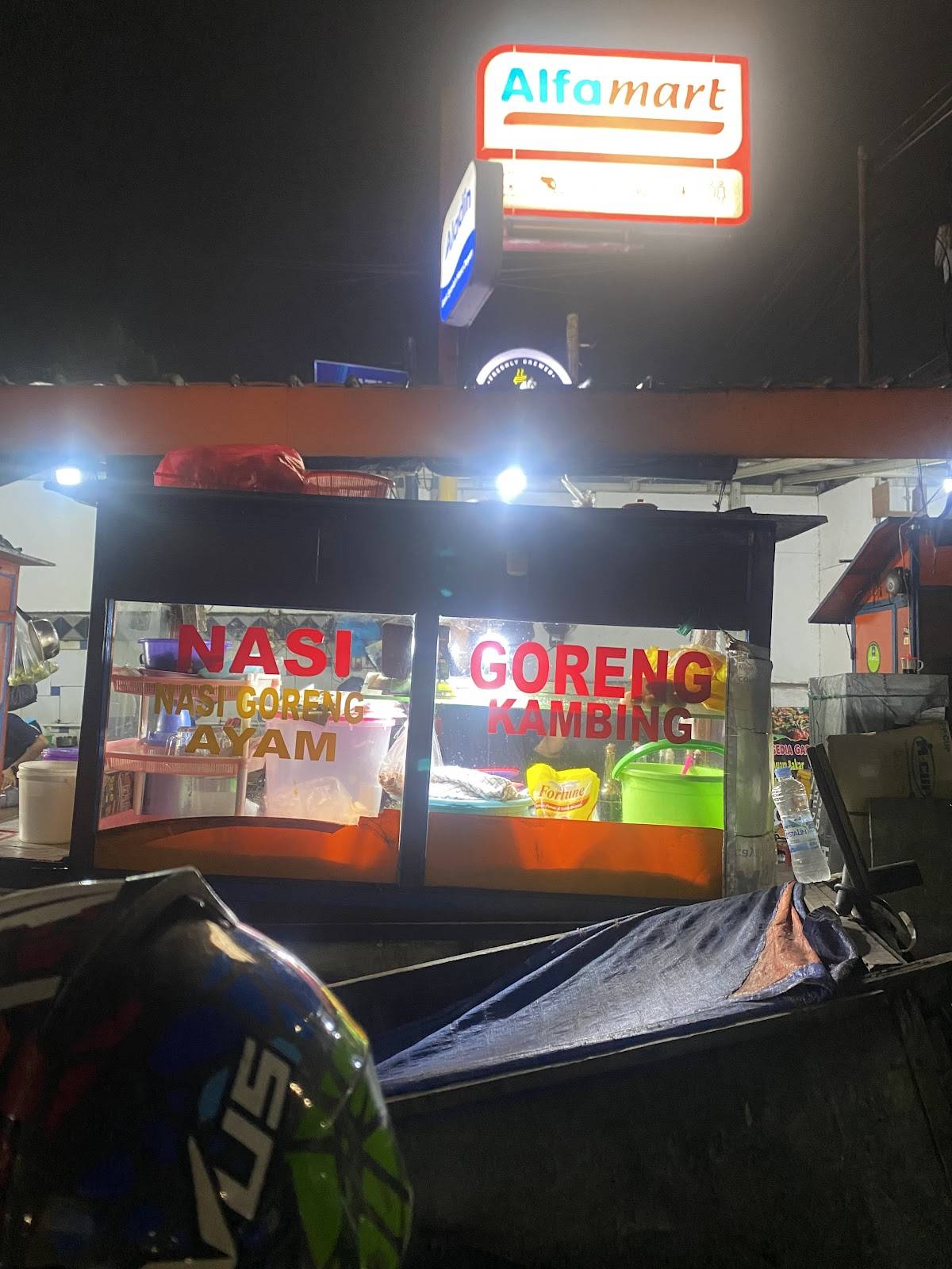 Menu at Nasi Goreng Gila Cak Aris restaurant, East Jakarta