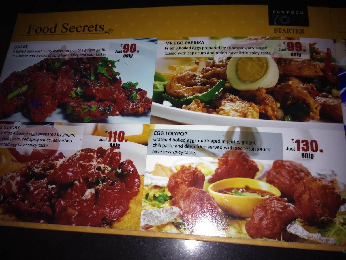 Menu at Mr.Egg, Navsari