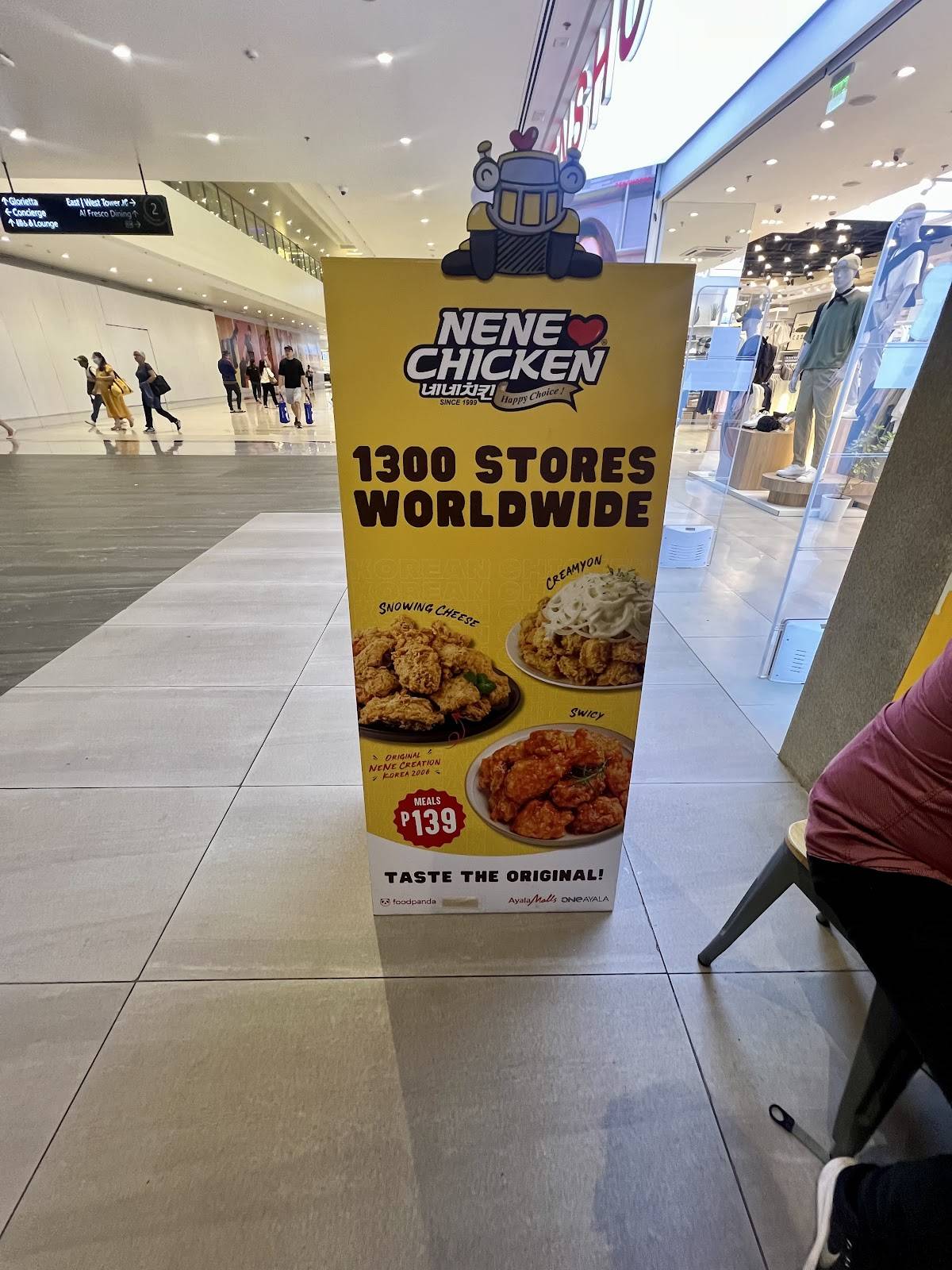 Menu at NeNe Chicken restaurant, Makati