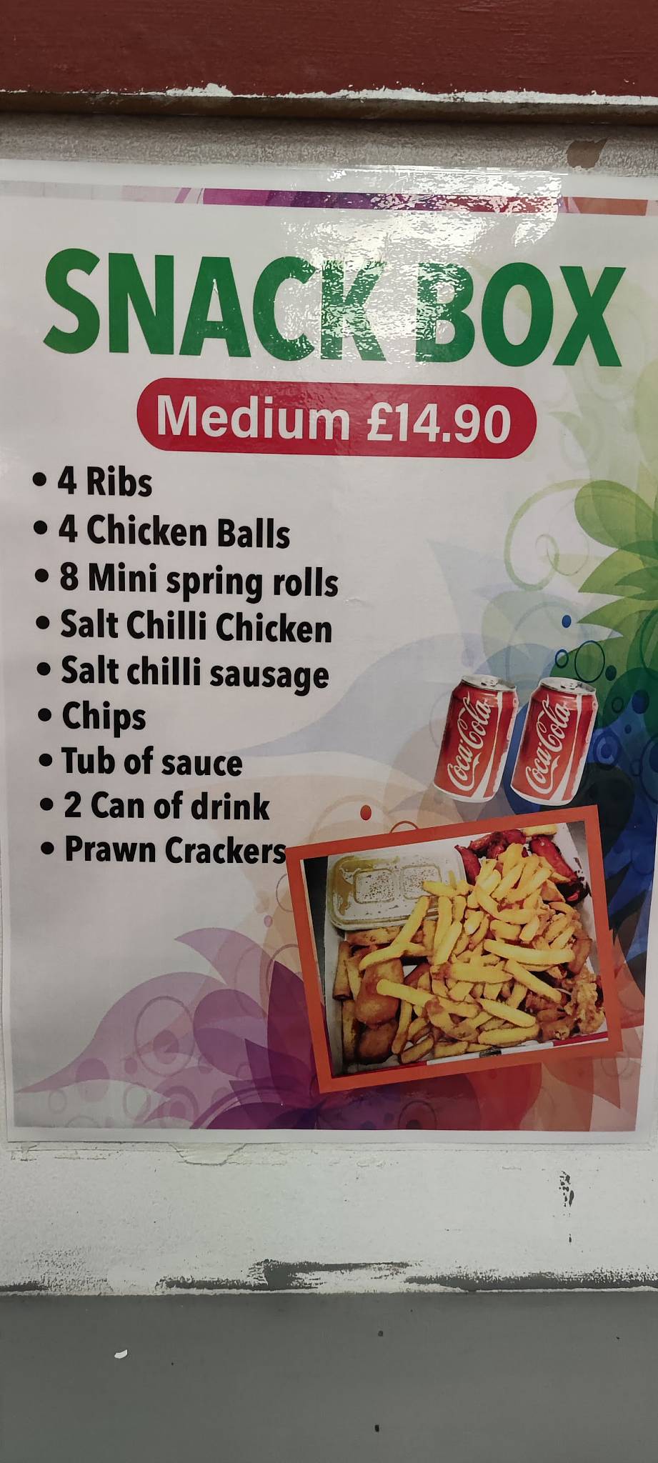 Menu at New Century restaurant, Belfast, 701 Oldpark Rd