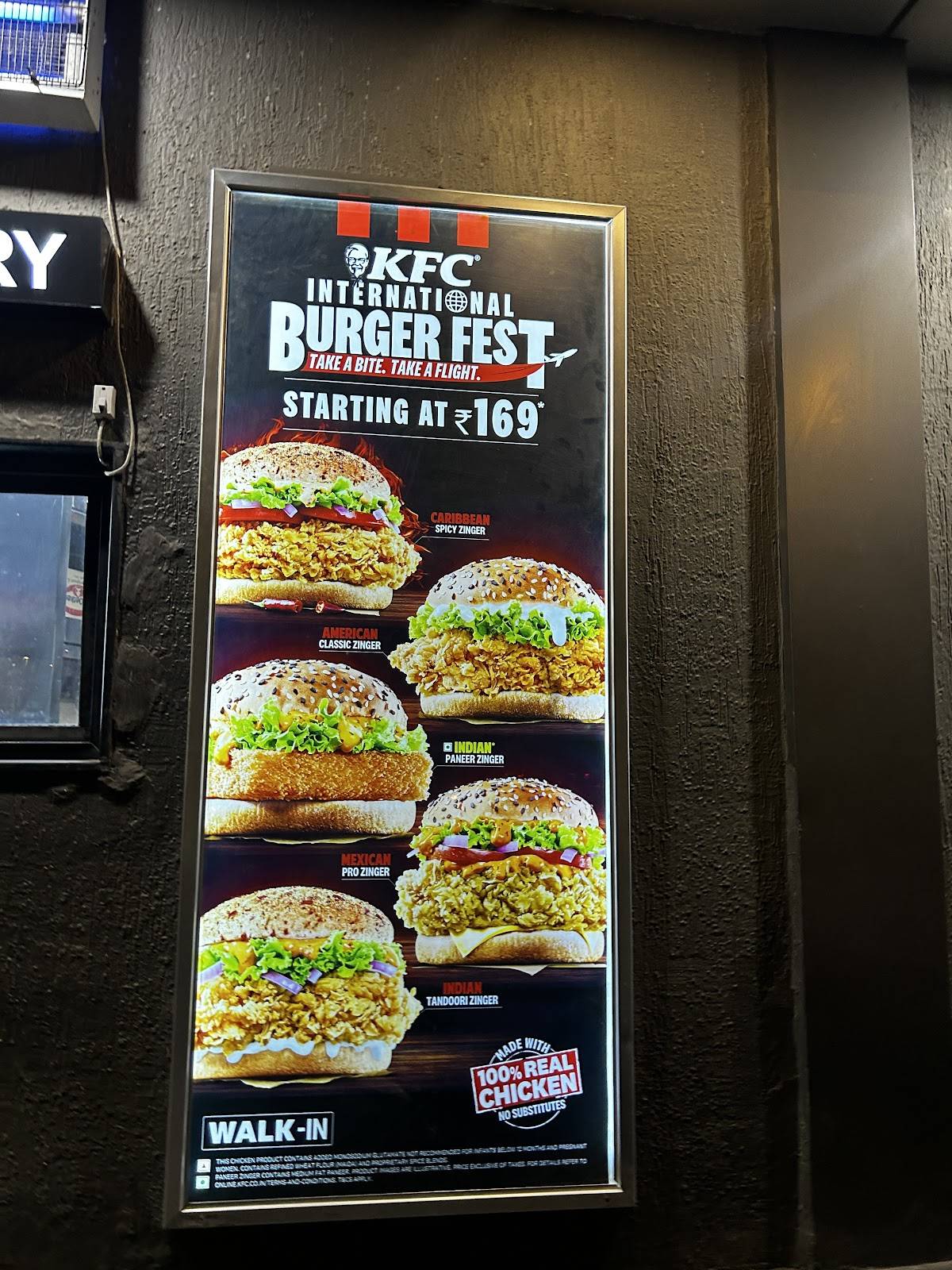 Menu at KFC, New Delhi, No 6 & 7