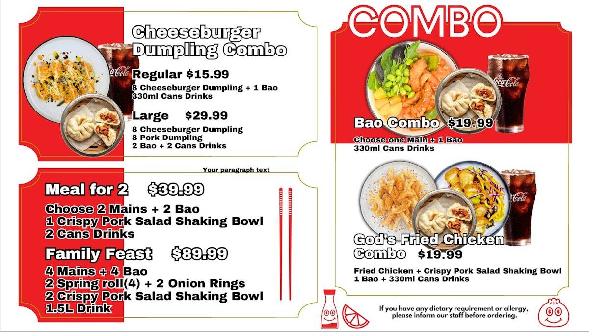 Menu at Noodle Head Bell Block restaurant, New Plymouth