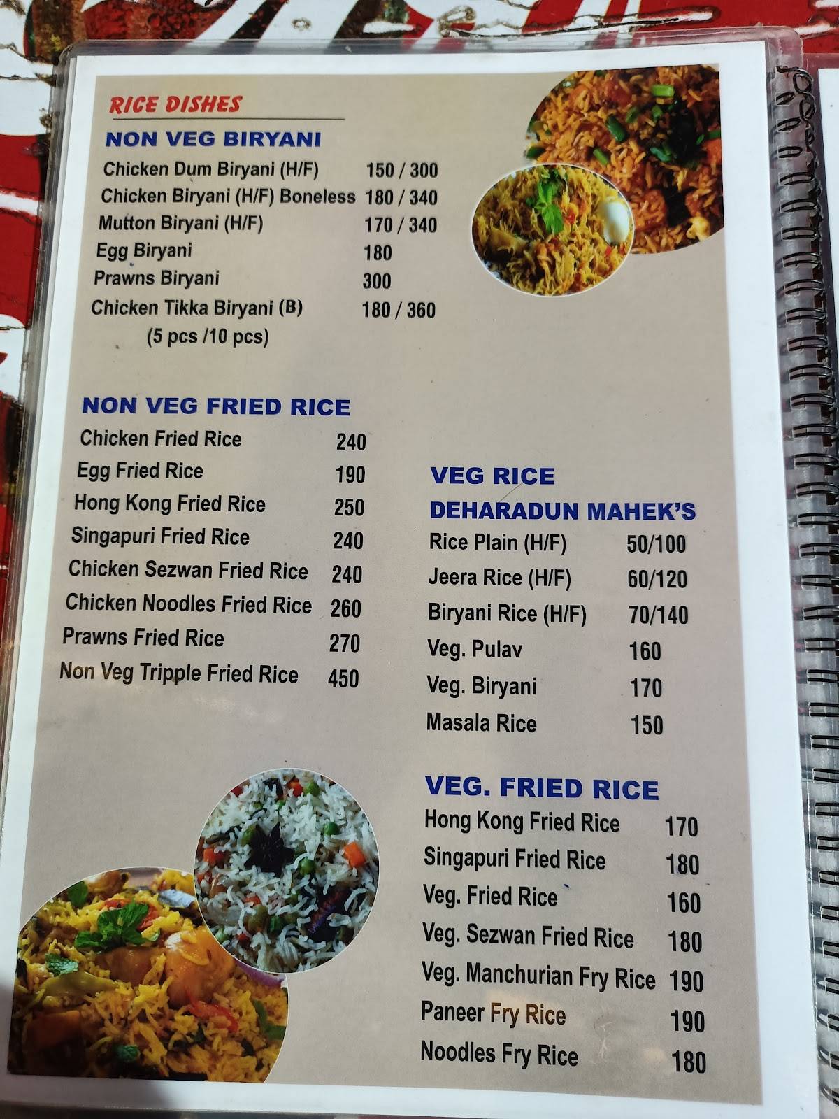 Menu at New Regal Restaurant, Vadodara