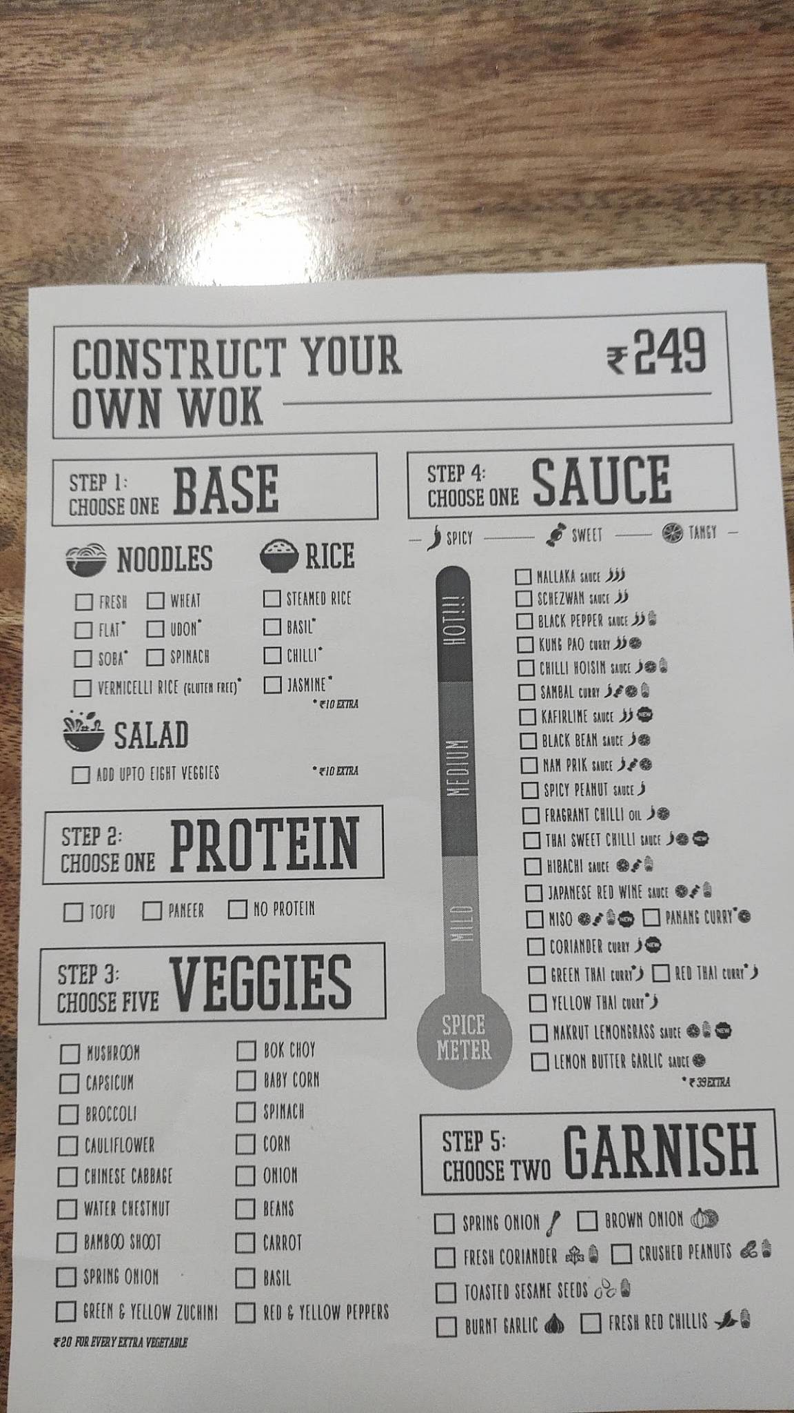 Menu at Noodle Theory (Pan Asian Restaurant) Kumara Park B'lore ...
