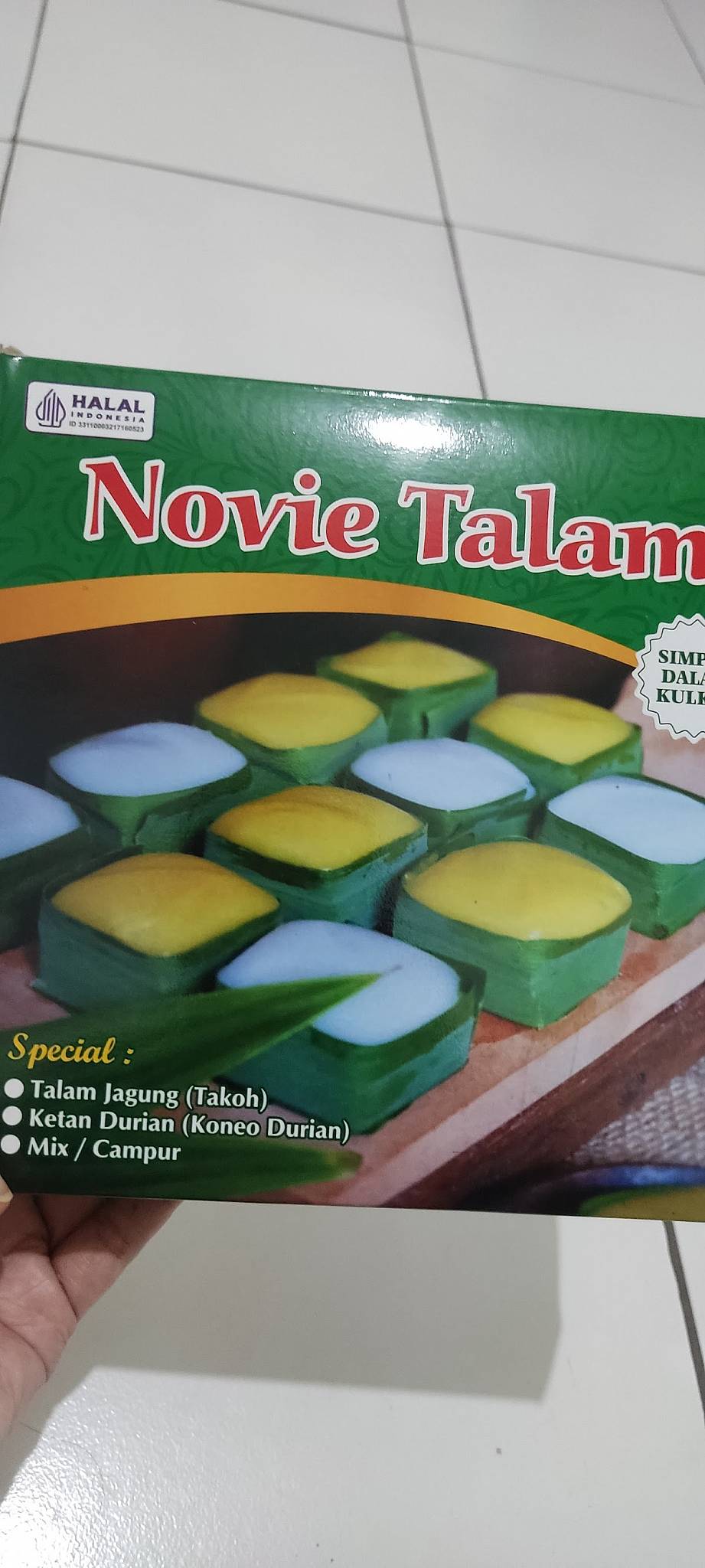 Menu at Novie Talam cafe, Semarang