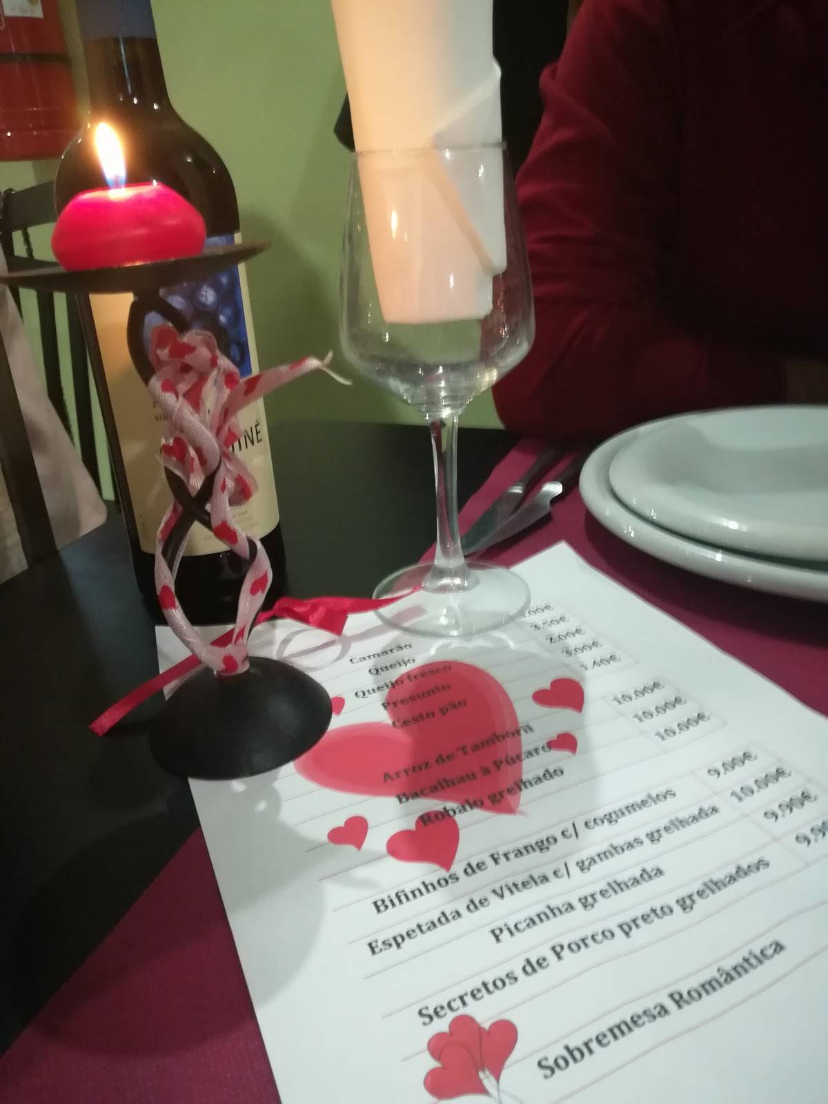 Menu em O Púcaro restaurante, Leiria