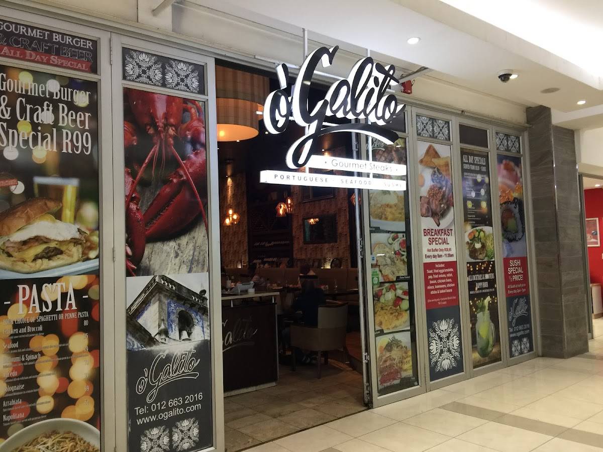 Menu at O'Galito - Centurion Mall restaurant, Centurion, Heuwel Rd