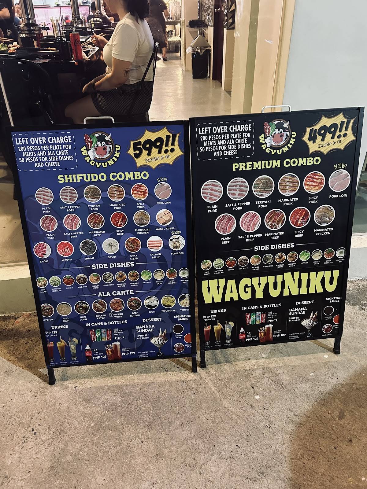 Menu at OMWSJ CORPORATION (WAGYUNIKU) restaurant, Las Pinas