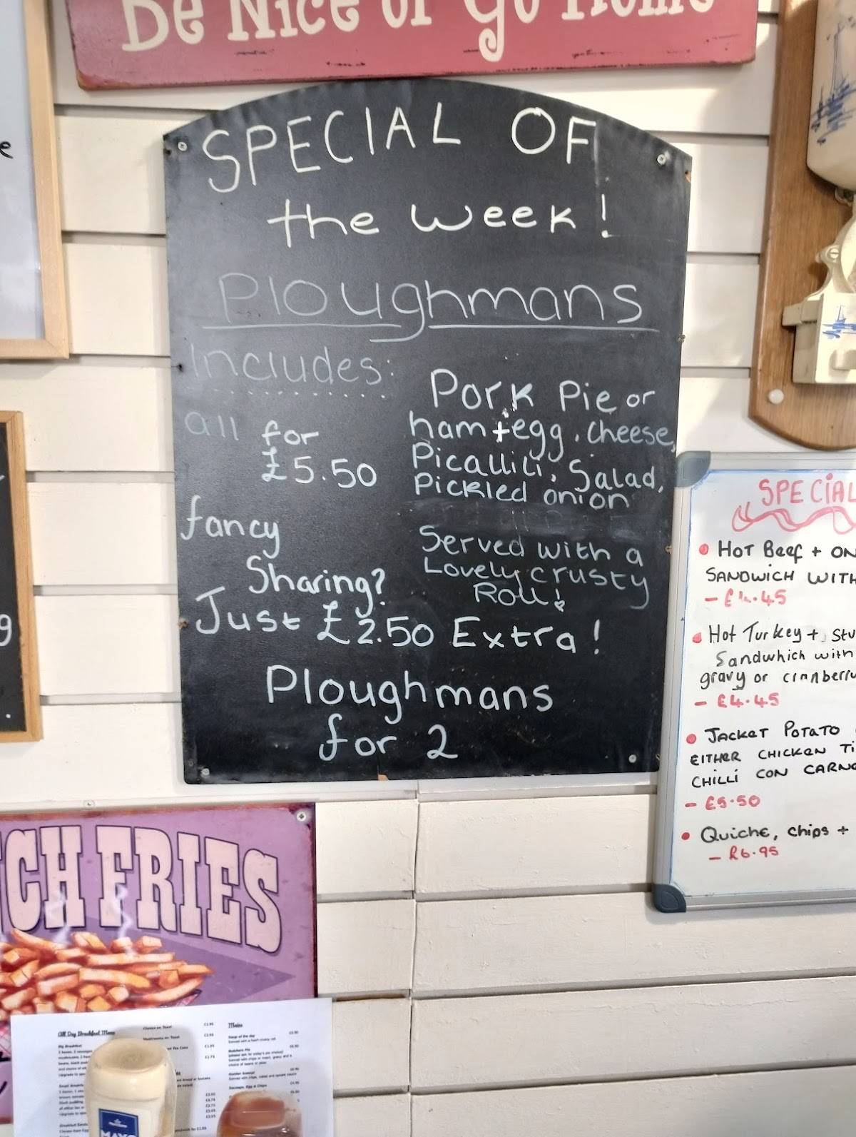 Menu at Old Bridge Café cafe, Skipton