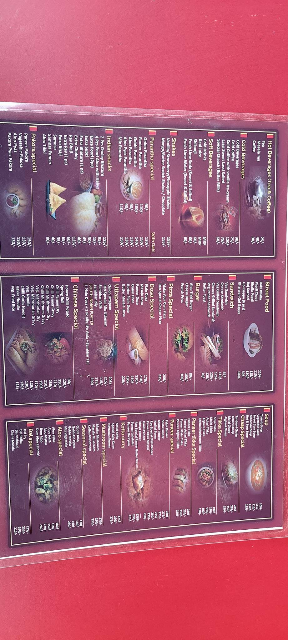 Menu at Old Rao Gurugram, Gurugram