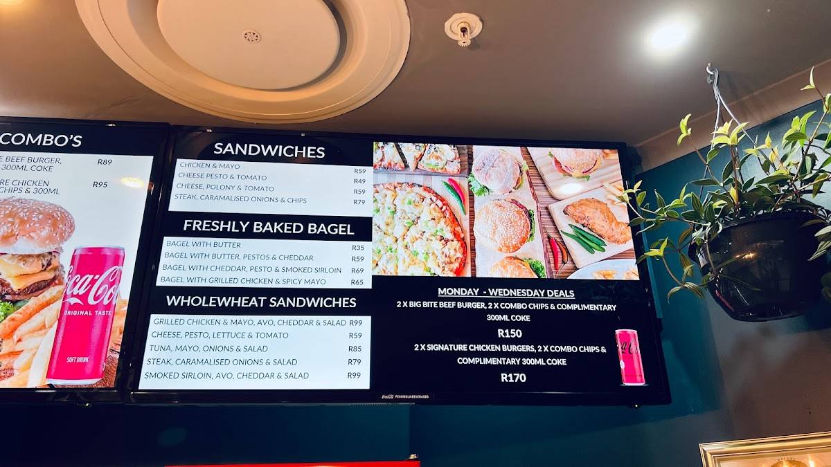 Menu at The Olive Cafe - Claremont (Halaal), Cape Town