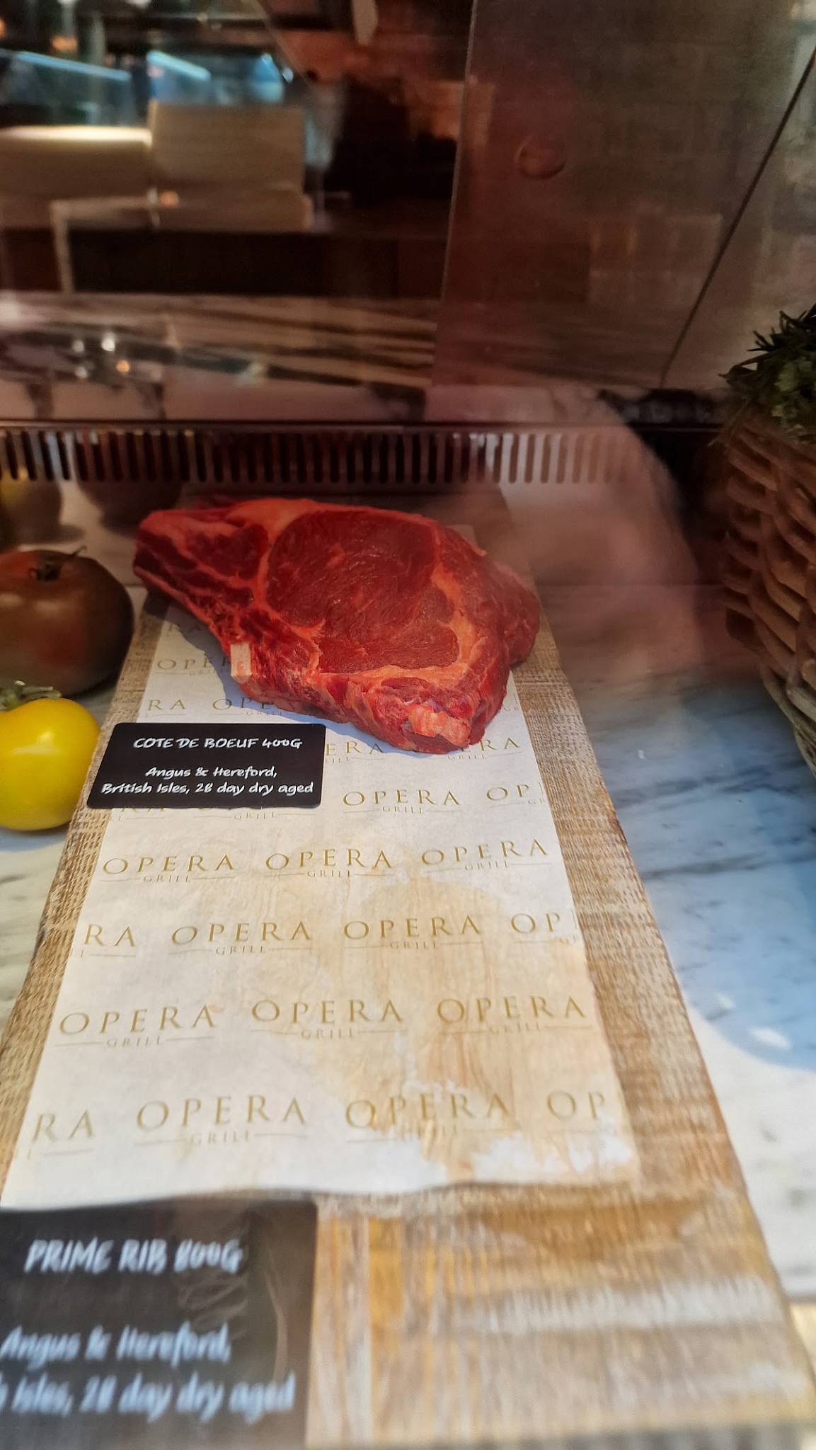 Menu at Opera Restaurant Bar & Grill, Chester