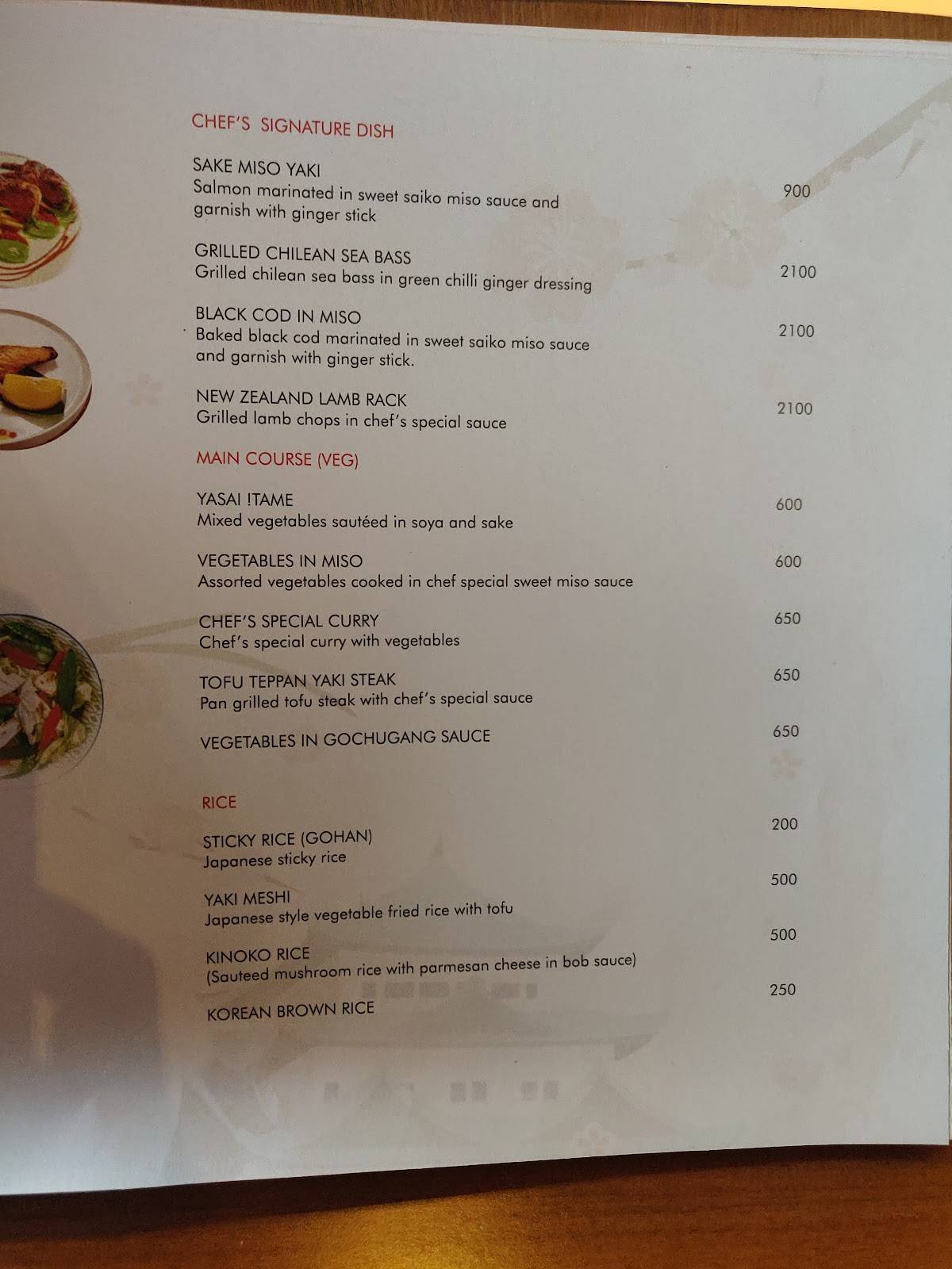Menu at Origami Japanese & Korean Restaurant - BKC, Mumbai