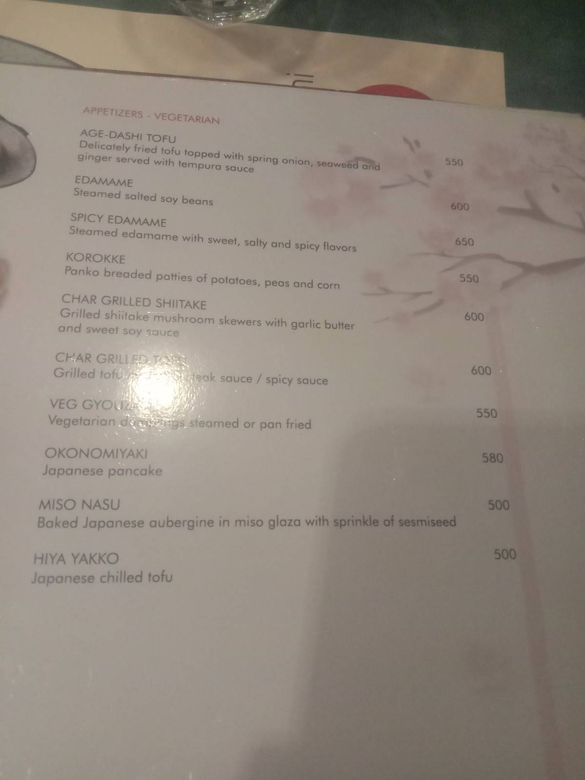 Menu at Origami Japanese & Korean Restaurant - BKC, Mumbai