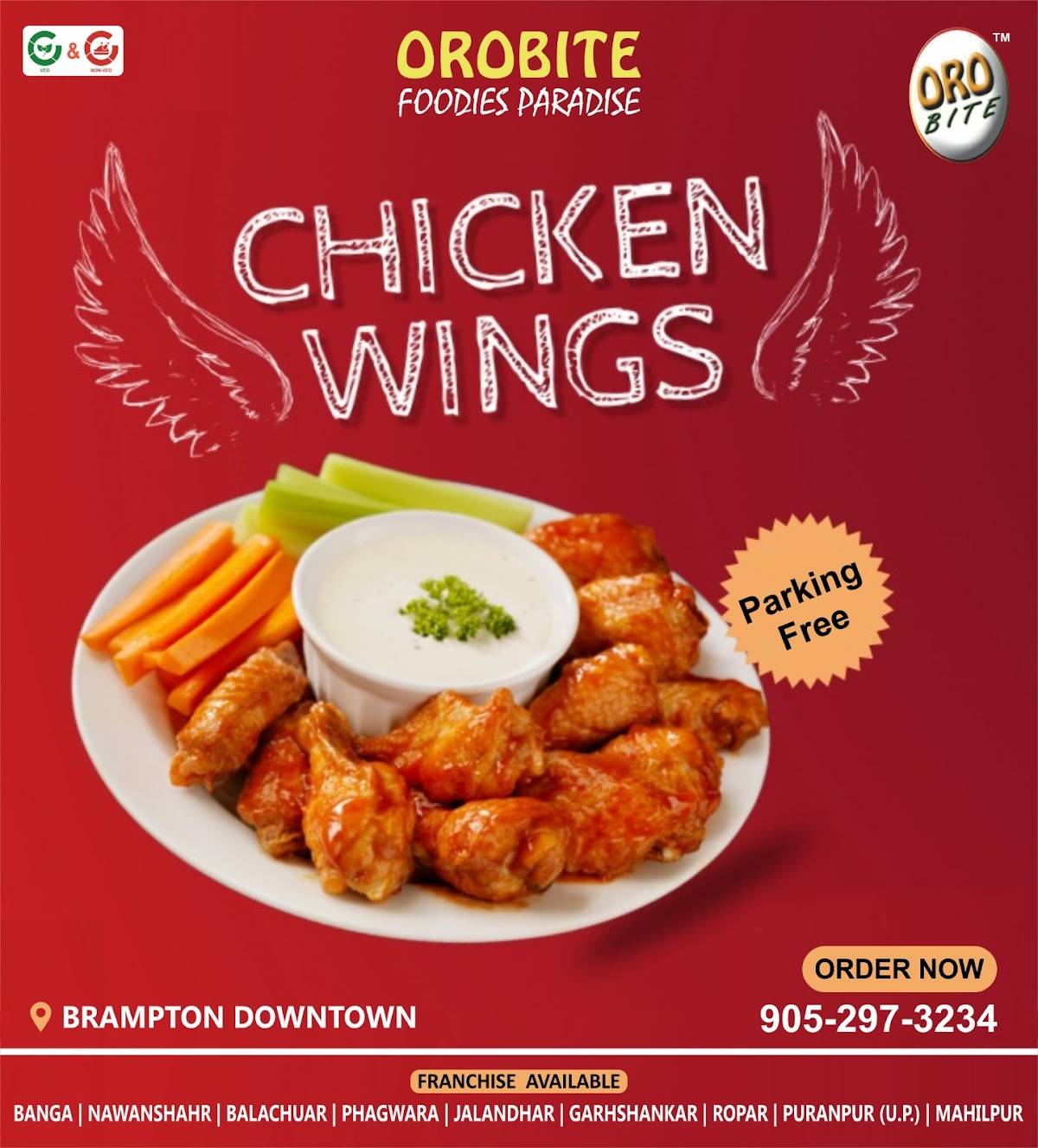 Menu at Orobite Foodies Paradise restaurant, Brampton