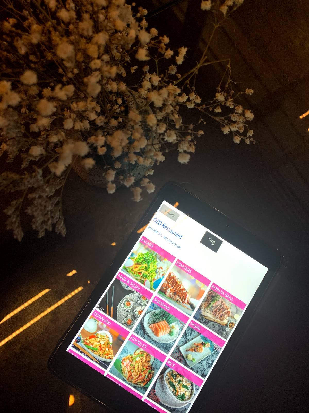 Menu at Ozo Restaurant - Al bateen, Abu Dhabi, Building 1 Marasy Al ...