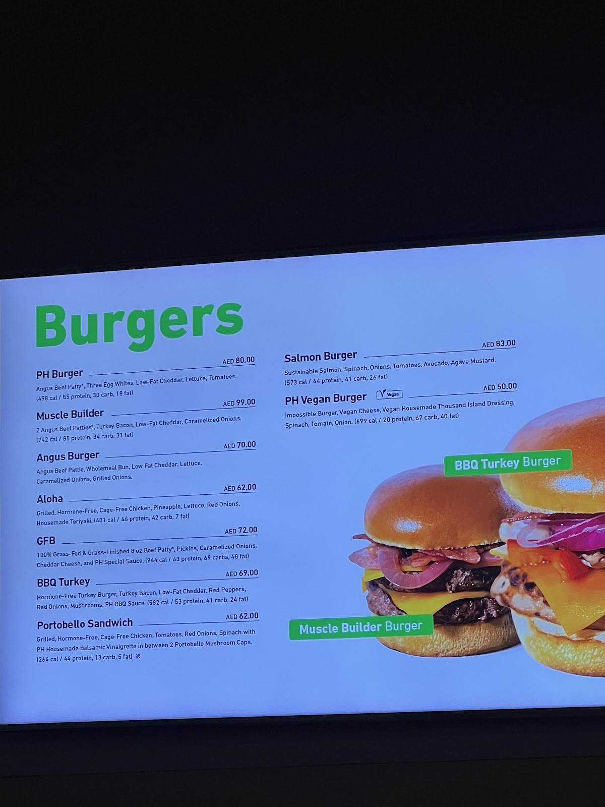 Menu at PROTEIN HOUSE JUMEIRAH HEALTHY • FIT • KITCHEN restaurant, UAE