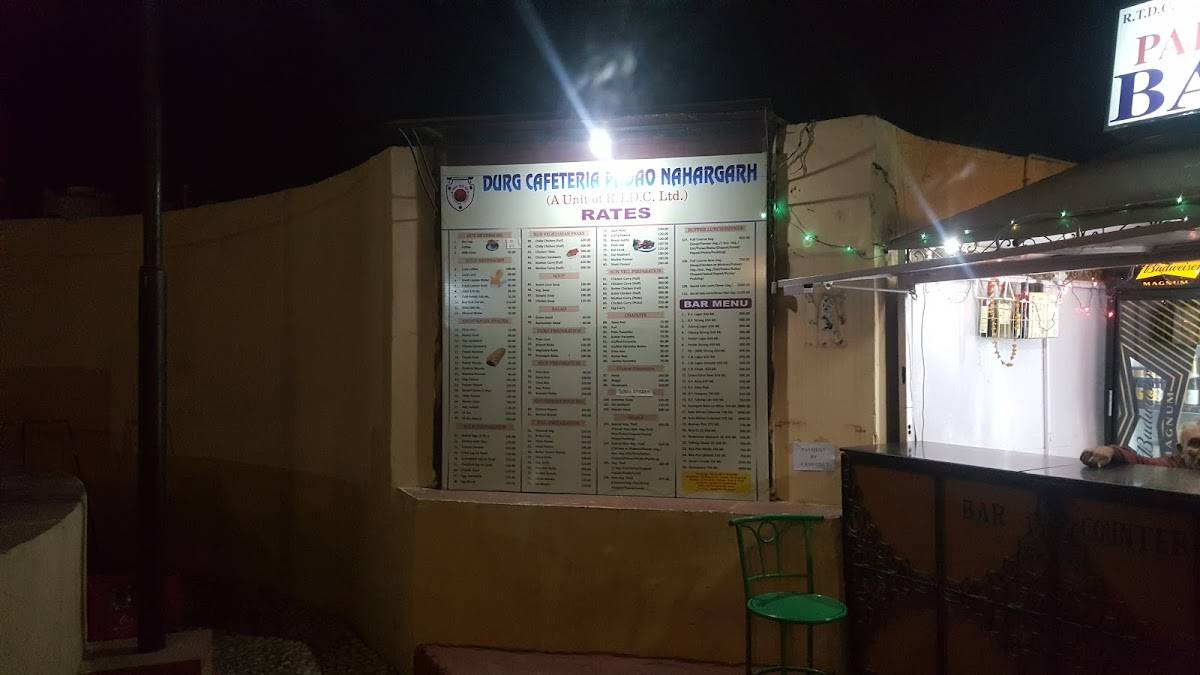 Menu at Padao Restaurant, Jaipur