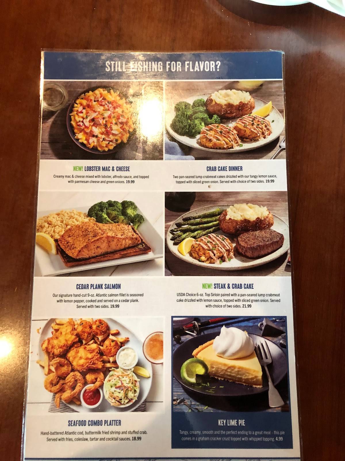 Menu at O'Charley's Restaurant & Bar, Paducah