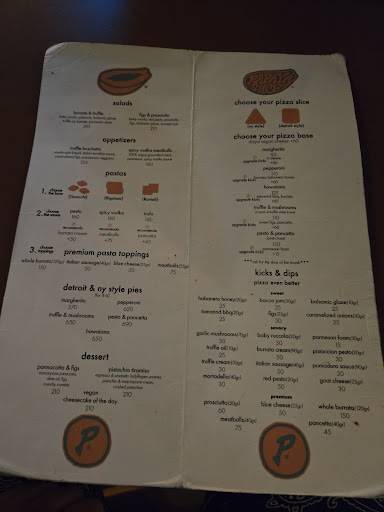 Menu at Papaya Slice Pizza Playa del Carmen pub & bar, Playa del Carmen