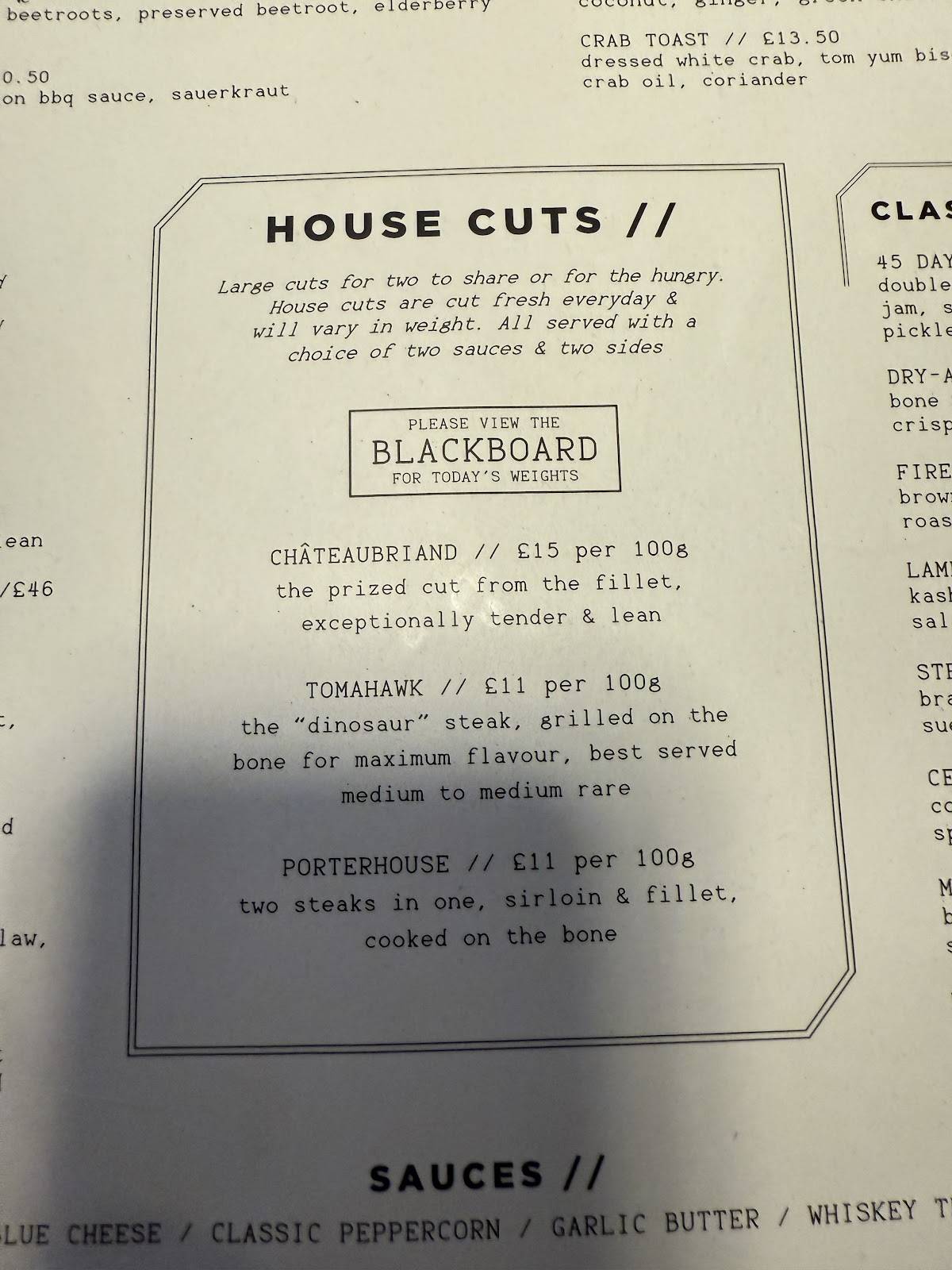 Menu at Pasture Restaurant Cardiff, Cardiff