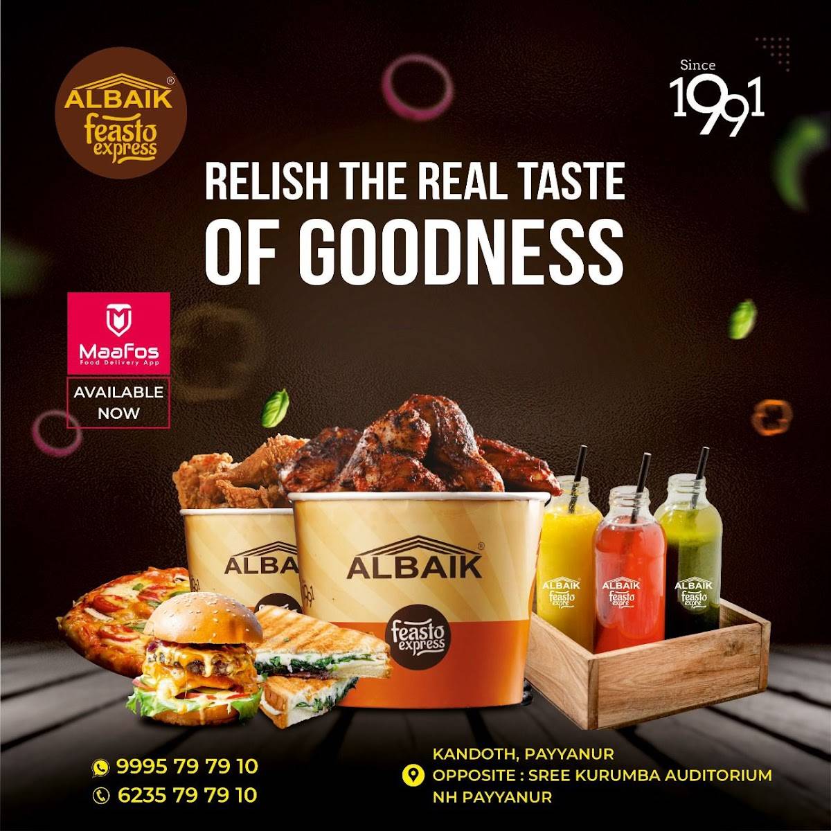Menu at AL BAIK, Payyanur